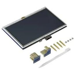 TRU Components Touchscreen-Monitor 12.7 cm (5 Zoll) 800 x 480 Pixel Passend f&uuml;r (Entwicklungskits): Raspberry Pi&reg;