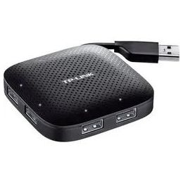 TP-LINK UH400 USB-Hub 4 Port USB-A USB 3.0 5 GBit/s Schwarz UH400