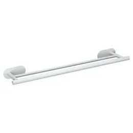 Wenko Turbo-Loc&reg; Badetuchstange Duo Mod. Orea White matt, 60 cm, aus rostfreiem Edelstahl