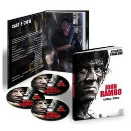 LEONINE John Rambo - Mediabook - Limited Edition - US Kinofassung + Extended Cut - Remastered (4K Ultra HD + 2 Blu-ray)