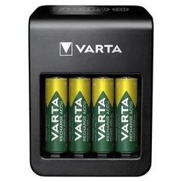 Varta LCD Plug Charger+ 4x 56706 Rundzellen-Ladeger&auml;t NiMH Micro (AAA), Mignon (AA), 9 V Block