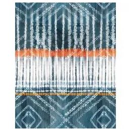 Vliestapete Komar "Digitaldruck Vlies - Native - Gr&ouml;&szlig;e 200 x 250 cm", blau (blau, wei&szlig;), B:200m L:250m, Vlies, Tapeten, Wohnzimmer, Schlafzimmer
