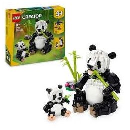 Lego Creator 31165 3in1 Wilde Tiere: Pandafamilie, Spielzeug f&uuml;r Kinder