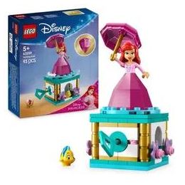 Lego ǀ Disney 43259 Princess Arielle Spieluhr, Bauset mit Mini Puppe