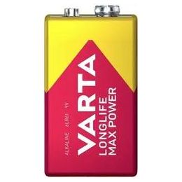 Varta LONGLIFE Max Power 9V Bli 1 9 V Block-Batterie Alkali-Mangan 640 mAh 9 V 1 St.