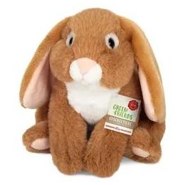 HERMANN TEDDY ORIGINAL Teddy Hermann 93735 - H&auml;schen nougat, Pl&uuml;sch, 19 cm, Green Friends