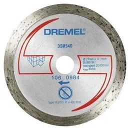 Dremel DSM540 2615S540JB Diamanttrennscheibe 77 mm 1 St. Fliesen, Ziegel, Marmor, Porzellan, Keramik