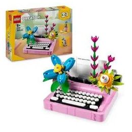 Lego Creator 31169 3in1 Schreibmaschine mit Blumen, Kreatives Spielzeug
