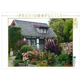 Calvendo Puzzle Haus mit Garten aus Eicherscheid, dem mehrfach pr&auml;mierten Golddorf 1000 Teile Lege-Gr&ouml;&szlig;e 64x48cm Foto-Puzzle f&uuml;r gl&uuml;ckliche Stunden