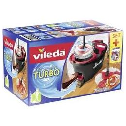 Vileda 158572 TURBO BOX inkl. TURBO REFILL MICROFIBRE 2in1 Ersatzkopf Wisch-Set 1St.