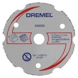 Dremel DSM500 2615S500JB Trennscheibe gerade 77 mm 1 St. Hartholz, Weichholz, Sperrholz, Laminat, Kunststoff, Gipskarton, Plexiglas, Vinyl