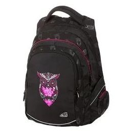 WALKER SCHNEIDERS Schulrucksack Fame Owls schwarz