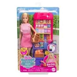 Barbie und Teresa Rezept f&uuml;r Freundschaft Malibu auf dem Markt Puppen- und Spielset mit 11 Zubeh&ouml;rteilen