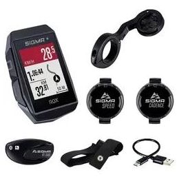 Sigma ROX 11.1 EVO Sensor Set Fahrrad-Navi Fahrrad GPS, GLONASS, spritzwassergesch&uuml;tzt