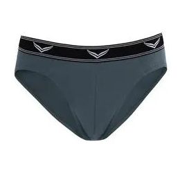 Slip TRIGEMA "TRIGEMA Sportslip im Doppelpack", Herren, Gr. M, 2 Stk., grau (anthrazit), 95% Baumwolle, 5% Elastan, Unterhosen Slip