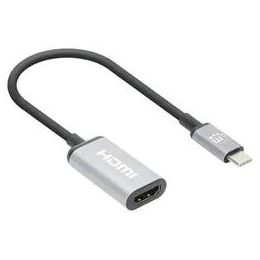 Manhattan USB 2.0 Adapter [1x USB-C&reg; Stecker - 1x HDMI-Buchse] 4K@60Hz USB-C to HDMI-Adapter 15 cm