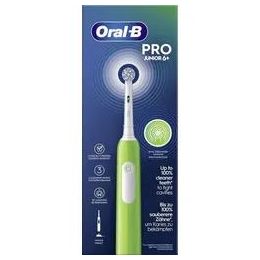 Oral-B Pro Junior 6+ 743027 Elektrische Kinderzahnb&uuml;rste Gr&uuml;n