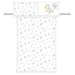 Herding 2685360063 - babybest&reg; Flanell-Bettw&auml;sche, Little Turtle, Baumwolle, 40x60/100x135 cm