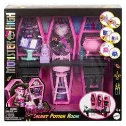 Mattel Monster High Draculaura Secret Potion Room Puppen-Spielset mit mehr als 12 Accessoires und &uuml;berraschenden Verwandlungen