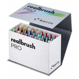 KARIN Marker Realbrush PRO Mini Box, 26 Farben + 1 Blender