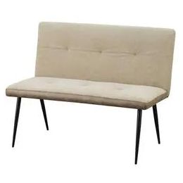 HTI-Living 2-Sitzer Bank Antikbraun/Taupe Joschka