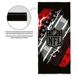 Herding NFL 6941601547 - Fitness-Tuch mit Flap, 50x110 cm + 15 cm Flap, 100% Polyester