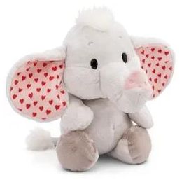 Nici Kuscheltier Love Elefant hellgrau 32cm schlenkernd