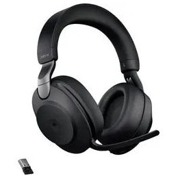 Jabra Evolve 2 85 Over Ear Headset Bluetooth&reg;, kabelgebunden Stereo Schwarz Mikrofon-Rauschunterdr&uuml;ckung Lautst&auml;rkeregelung, Batterieladeanzeige,