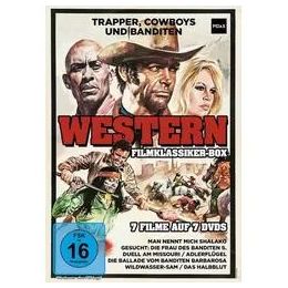 Western Filmklassiker-Box - Trapper, Cowboys und Banditen / Sieben spannende Filmklassiker mit Starbesetzung [7 DVDs]