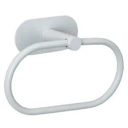 Wenko Turbo-Loc&reg; Handtuchring Mod. Orea White matt, aus rostfreiem Edelstahl