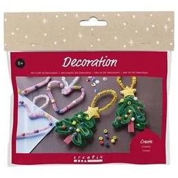 Creativ Company Mini Kreativ Set Dekoration, Herzen und Weihnachtsb&auml;ume