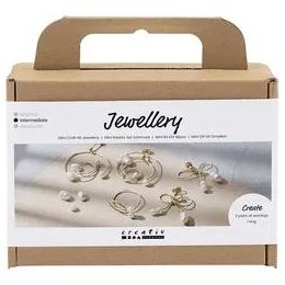 Creativ Company Mini Kreativ Set Schmuck, Drahtohrringe, Vergoldet