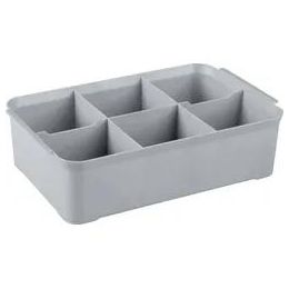 curver 243860 Aufbewahrungsbox HANDY (L x B x H) 275 x 175 x 75mm Silber 1St.