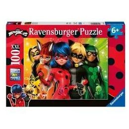 Ravensburger Kinderpuzzle 100 XXL Teile - Ladybug auf Mission
