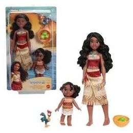 Mattel Disney Vaiana 2 Schwesternset Vaiana und Simea mit 2 Modepuppen und 3 Zubeh&ouml;rteilen, inspiriert vom Film