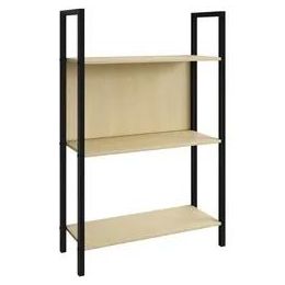 Vcm Holz Metall Stand Regal B&uuml;ro B&uuml;cher Flakos 3fach