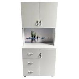 HTI-Living Badschrank Blanca Wellness Motiv Steine