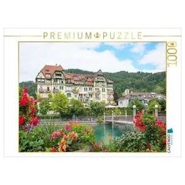 Calvendo Puzzle G&ouml;ttibachsteg an der Aare in Thun 1000 Teile Lege-Gr&ouml;&szlig;e 64x48cm Foto-Puzzle f&uuml;r gl&uuml;ckliche Stunden