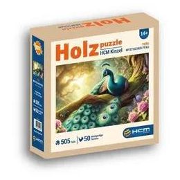 Holzpuzzle - Mystischer Pfau 505 Teile