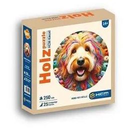 Holzpuzzle - Hund aus Wolle 250 Teile