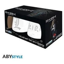 ABYSTYLE DEATH NOTE 2 Glass Set Kira & L