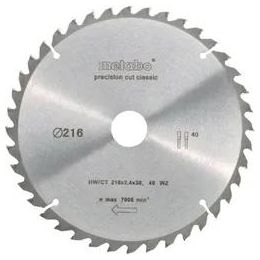Metabo precision cut wood - classic 628060000 Kreiss&auml;geblatt 216 x 30 x 1.8 mm Z&auml;hneanzahl: 40 1 St.