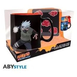 NARUTO SHIPPUDEN Gift set Mug Heat Change + Coaster Akatsuki