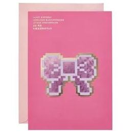 Rico Design 3D-Kartenset La Vie en Rose, Pixel Bow, DIN A5