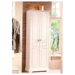 Garderobenschrank OTTO HOME "Klera", wei&szlig;, B:67cm H:187cm T:37cm, Massivholz, Schr&auml;nke, Garderobenschrank, Breite 67 cm, aus massiver Kiefer, FSC-zertifiziert