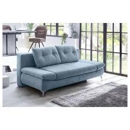 Jockenh&ouml;fer Schlafsofa JOCKENH&Ouml;FER GRUPPE "Mats, B: 200 cm, Liegefl. 160x200 cm", blau (aquablau), B:200cm H:92cm T:100cm, Microfaser (92% Polyester, 8% Nylon), Sofas, Schlafsofa, mit Bettfunktion, Bettkasten & Armteilverstellung