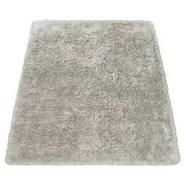 Hochflor-Teppich Paco Home "Akumal 930", grau, B:120cm H:60mm L:170cm, Polyester, Teppiche, Shaggy, besonders weich durch Softgarn, Uni-Farben