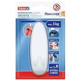 Tesa&reg; Powerstrips&reg; Haken XL, weiss oval