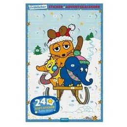 TR&Ouml;TSCH - Sticker-Adventskalender "Die Maus " Weihnachtskalender mit 24 niedlichen Soft-Stickernr Adventskalender Ab 3 Jahren