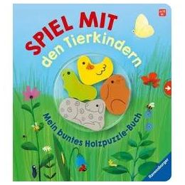 Ravensburger Spiel mit den Tierkindern! Mein buntes Holzpuzzle-Buch